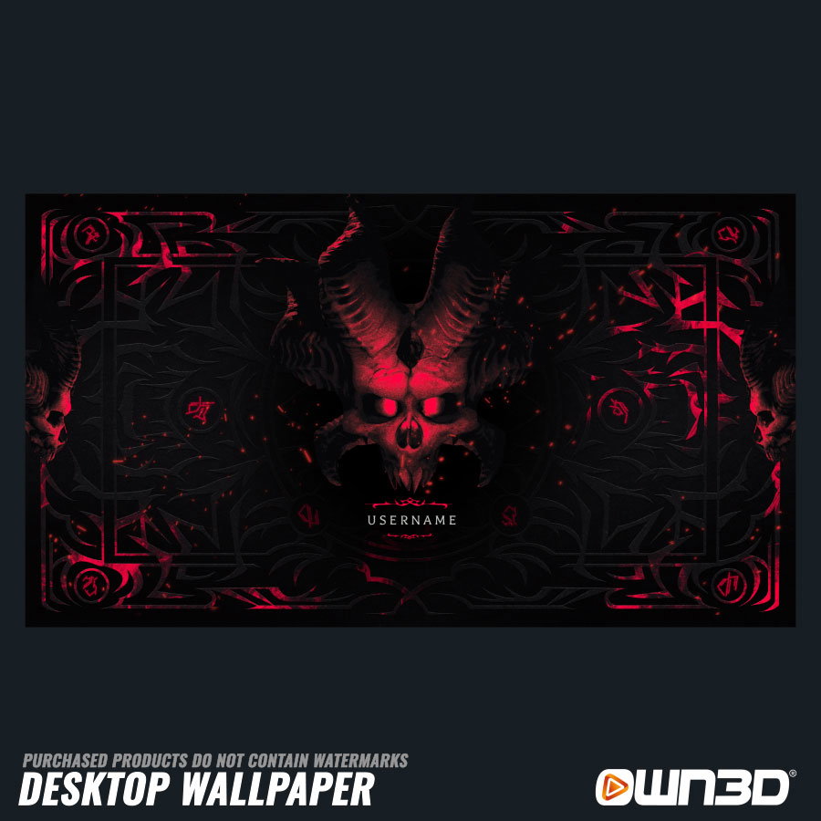 Diablo Skull Desktop Wallpaper - OWN3D