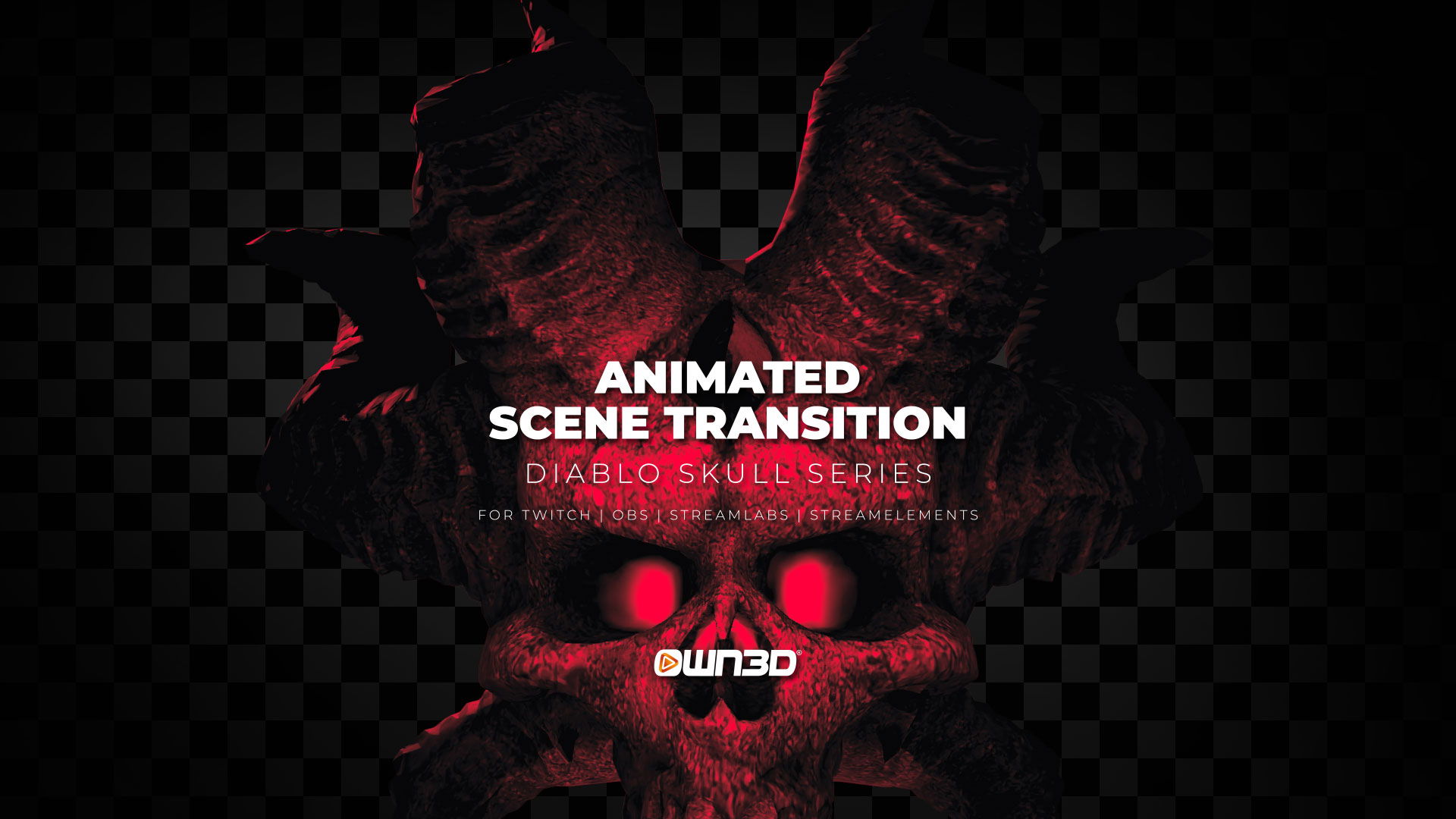 Diablo Skull Twitch Scene Stinger Transitions - OWN3D
