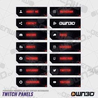 Senpai Volume1 Twitch Panels - OWN3D