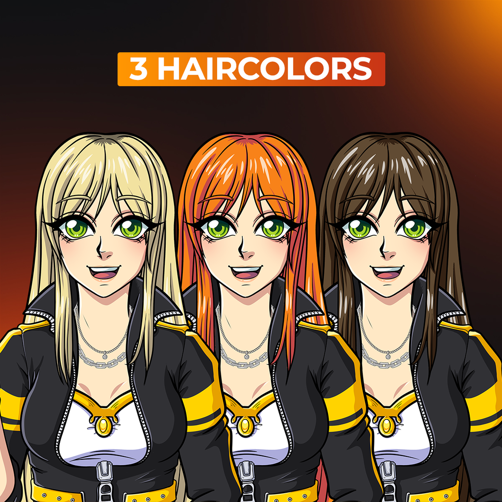 Animated Female Type 1 VTuber Models - OWN3D