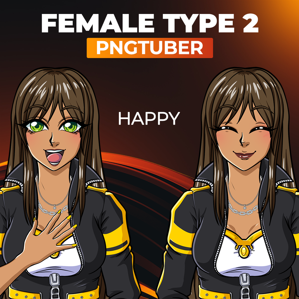 Animated Female Type 2 VTuber Models - OWN3D