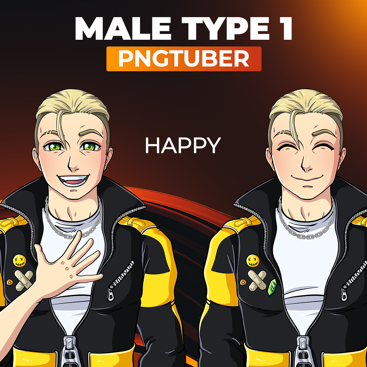 Animated Male Type 1 VTuber Models - OWN3D