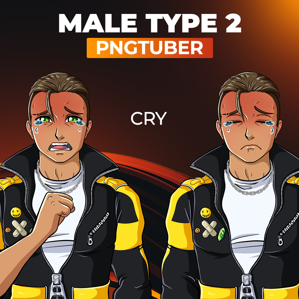 Animated Male Type 2 VTuber Models - OWN3D