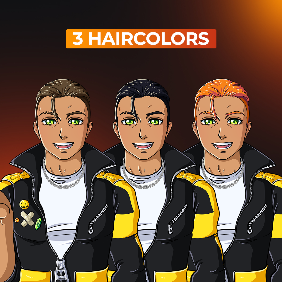 Animated Male Type 2 VTuber Models - OWN3D