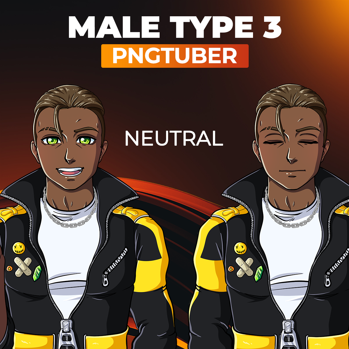 Animated Male Type 3 VTuber Models - OWN3D