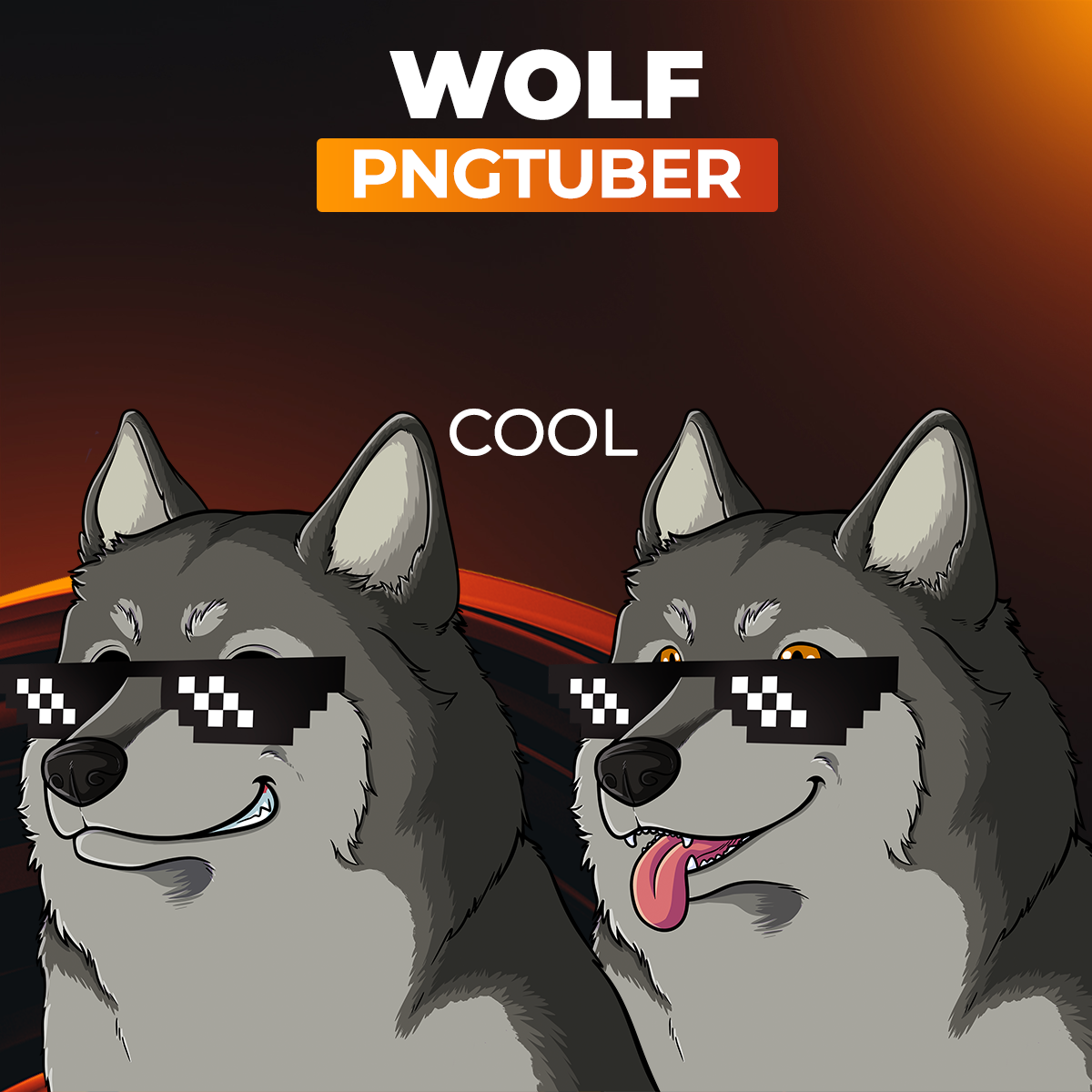 Animated Wolf VTuber Models - OWN3D