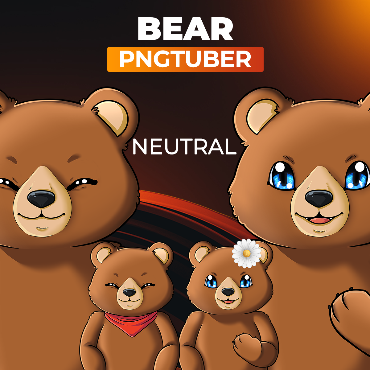 Animated Bear VTuber Models - OWN3D