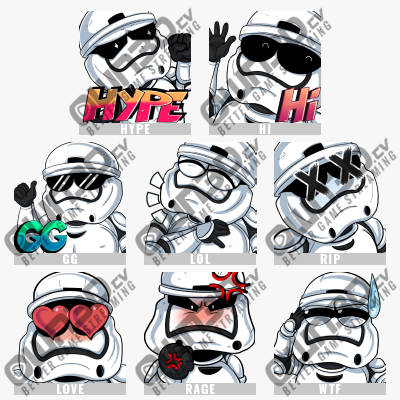 SpaceTrooper Twitch Sub Emote | Twitch Sub Emotes - OWN3D
