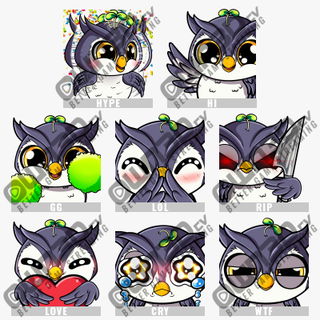 Animated OWL Twitch Sub Emote | Twitch Sub Emotes - OWN3D