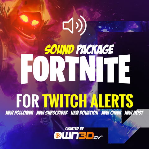 Fortnite Twitch Alert Sounds - OWN3D