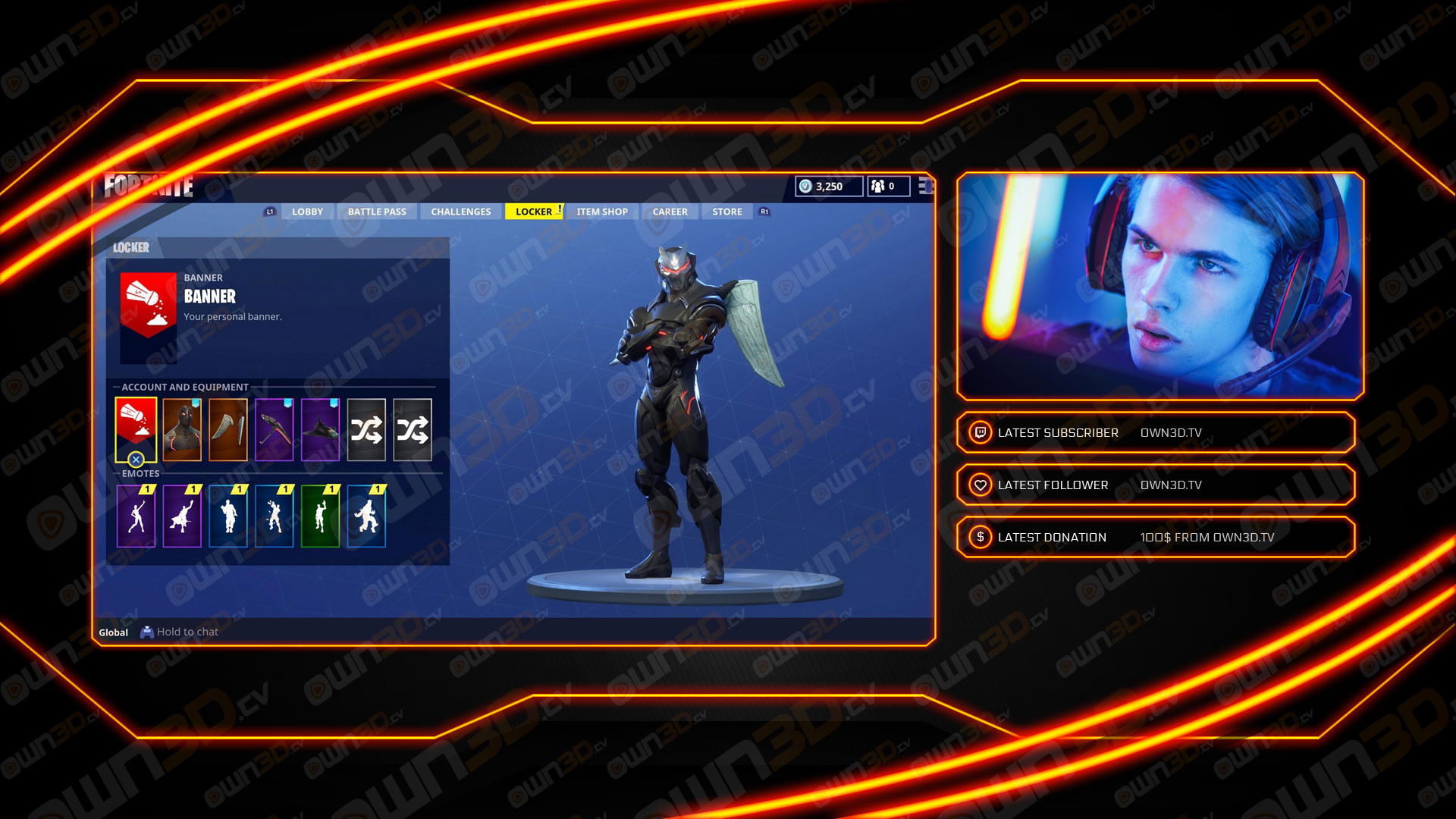 Omega Chat Overlay / Screen / Banner - OWN3D