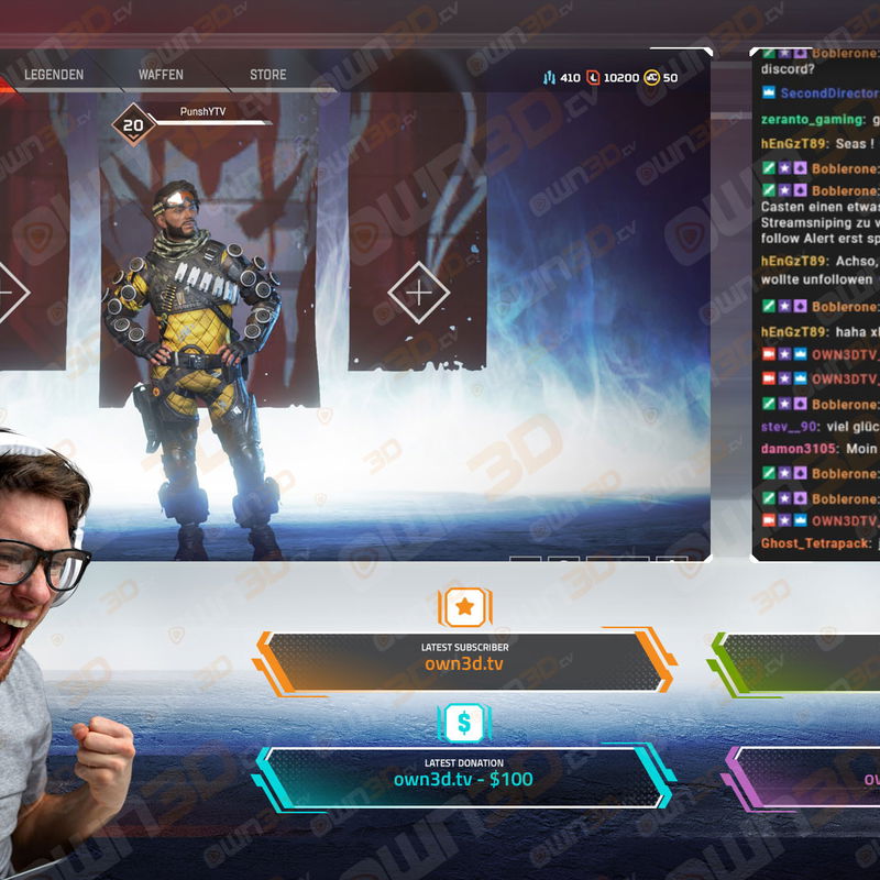 Upex Package - #1 Shop for Streamers | OWN3D