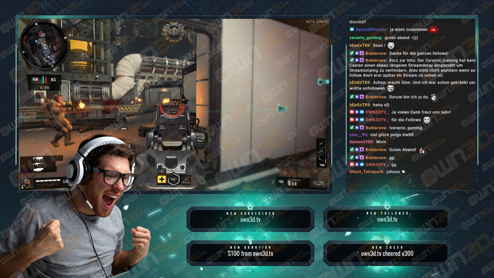 Unique Chat Overlay / Screen / Banner - OWN3D