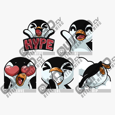 Penguin Emotes Twitch Sub Emotes - #1 Shop for Streamers | OWN3D
