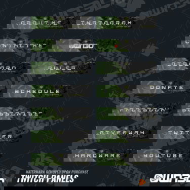 Army Twitch Panels - OWN3D