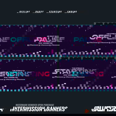 Timeline Intermission Banner - #1 Shop for Streamers | OWN3D