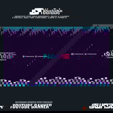 Synthwave YouTube Banner - #1 Shop for Streamers | OWN3D