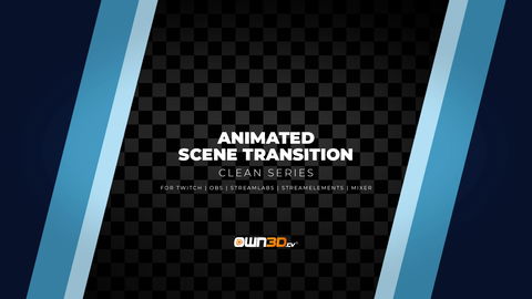 Clean Twitch Scene Stinger Transitions - OWN3D