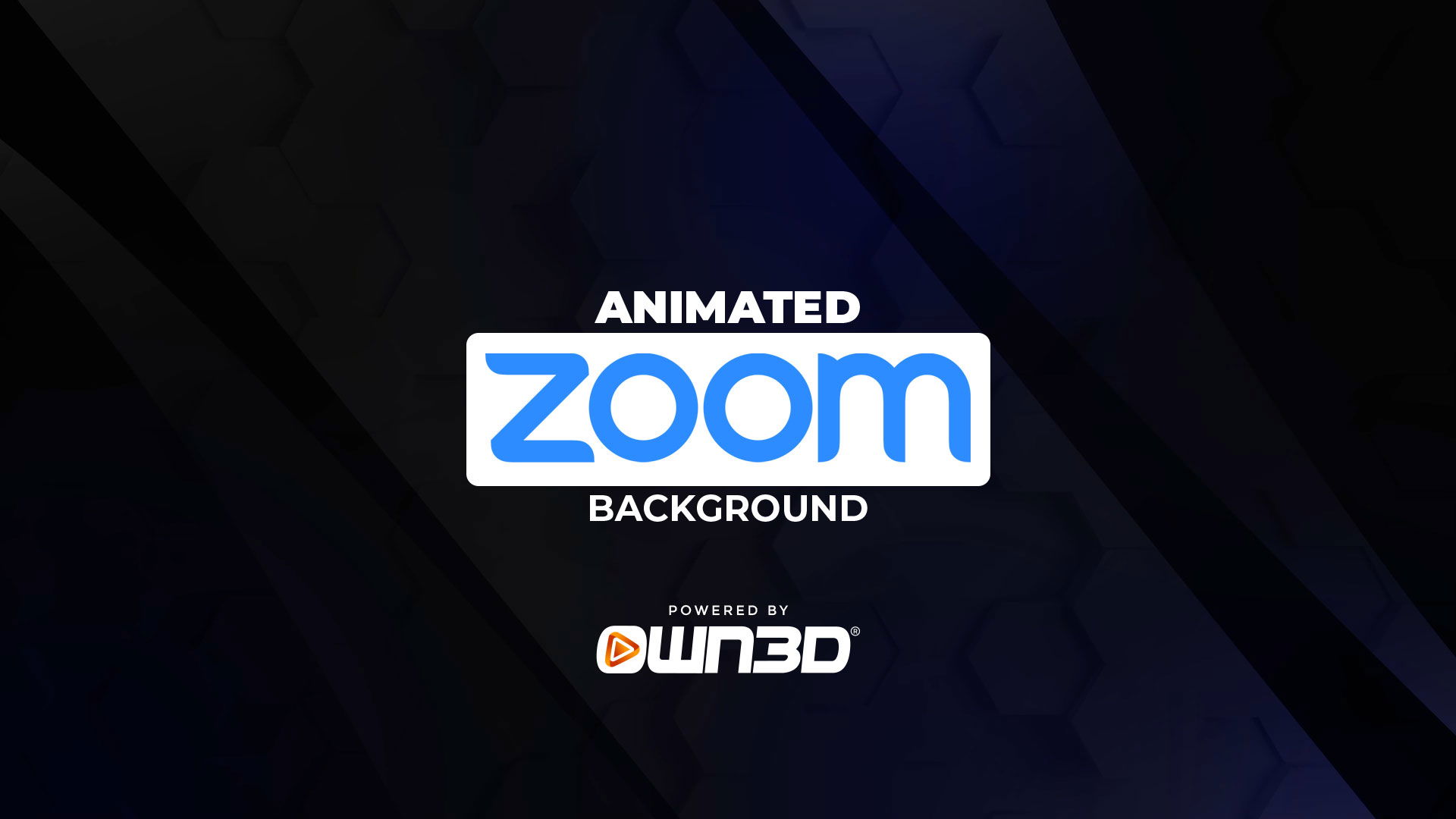 Clean Dark Zoom Backgrounds - OWN3D
