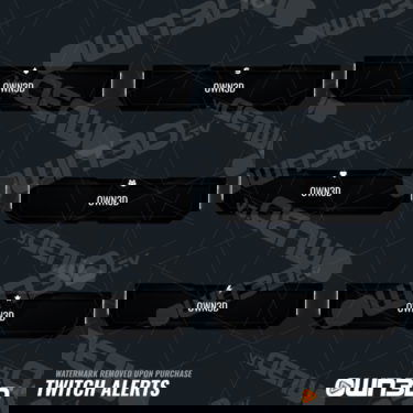 Black White Twitch Alerts - #1 Shop for Streamers | OWN3D