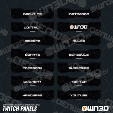 DarkMode Twitch Panels - OWN3D