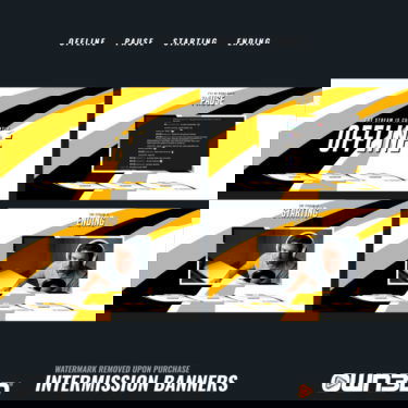 Flex Intermission Banner - Offline, Pause, Start & End Screens - OWN3D