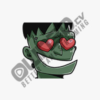 Frankenstein LOVE Twitch Sub Emote | Twitch Sub Emotes - OWN3D
