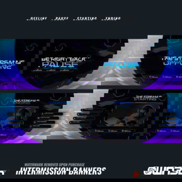 Neon Intermission Banner - #1 Shop for Streamers | OWN3D