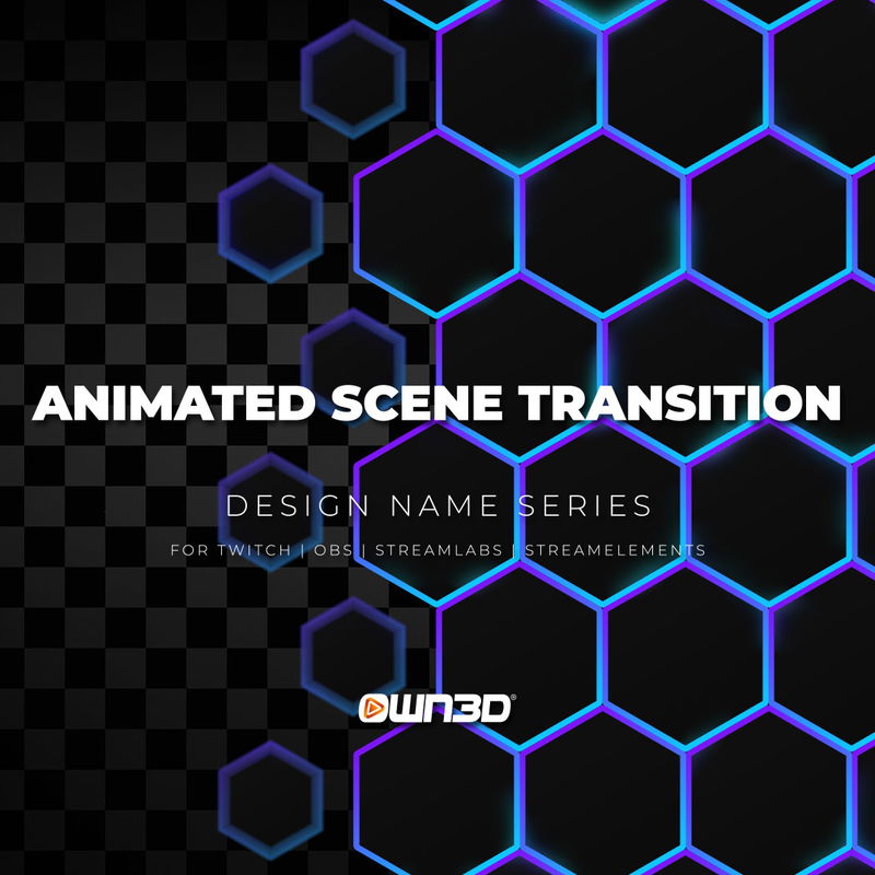 Neon Twitch Stinger Transitions - #1 Shop for Streamers | OWN3D