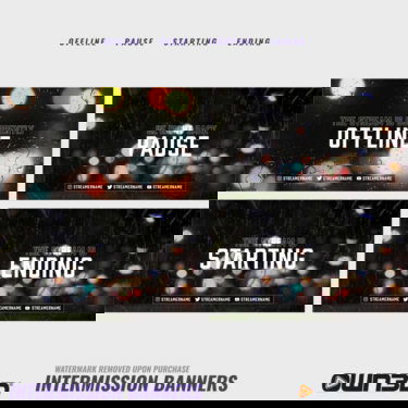 Flex Intermission Banner - #1 Shop for Streamers | OWN3D
