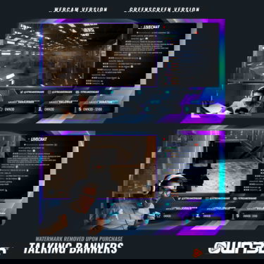 Synthwave Talking Banner - #1 Shop for Streamers | OWN3D