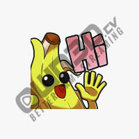 Peely HI Fortnite Emote de inscritos da Twitch | Emotes de inscritos da ...