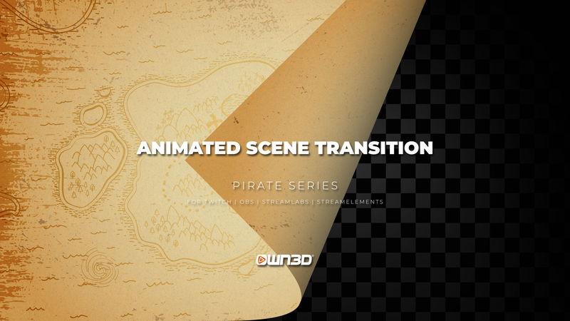 Pirate Twitch Scene Stinger Transitions - OWN3D