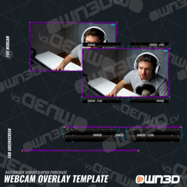 Pixelart Webcam Overlays - OWN3D