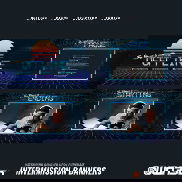 Paquete Synthwave - La tienda para Streamers Nº1 | OWN3D