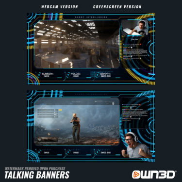 Timeline Chat Overlay / Screen / Banner - OWN3D