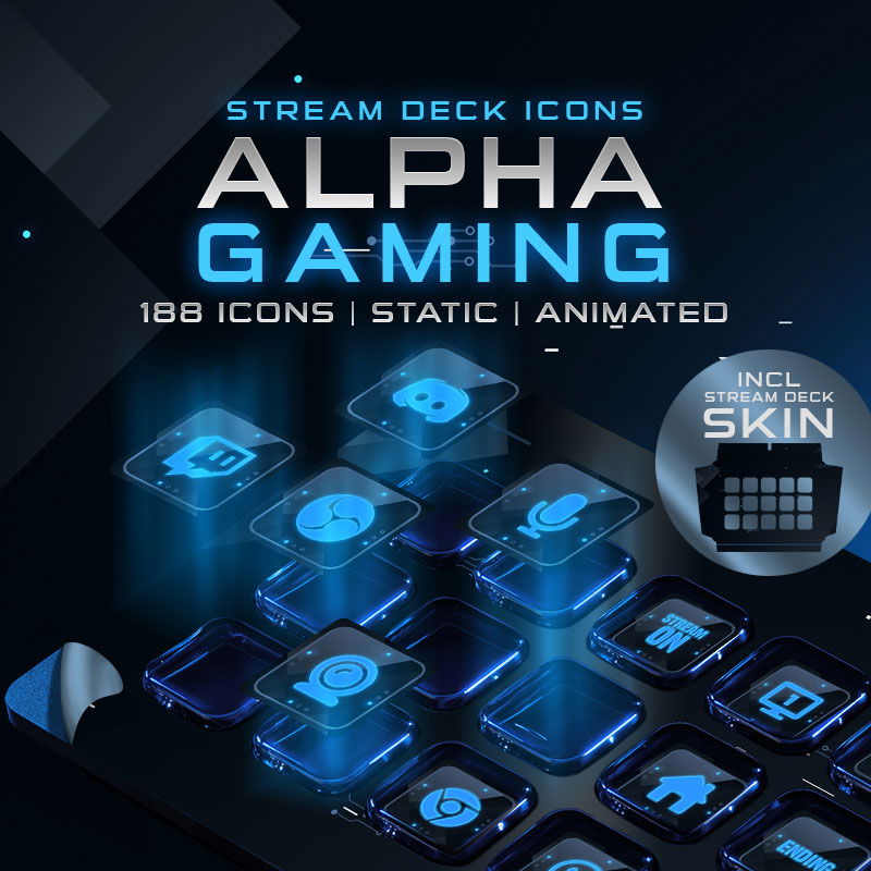 Fancy stream deck icons from streamers for streamers! 🔴