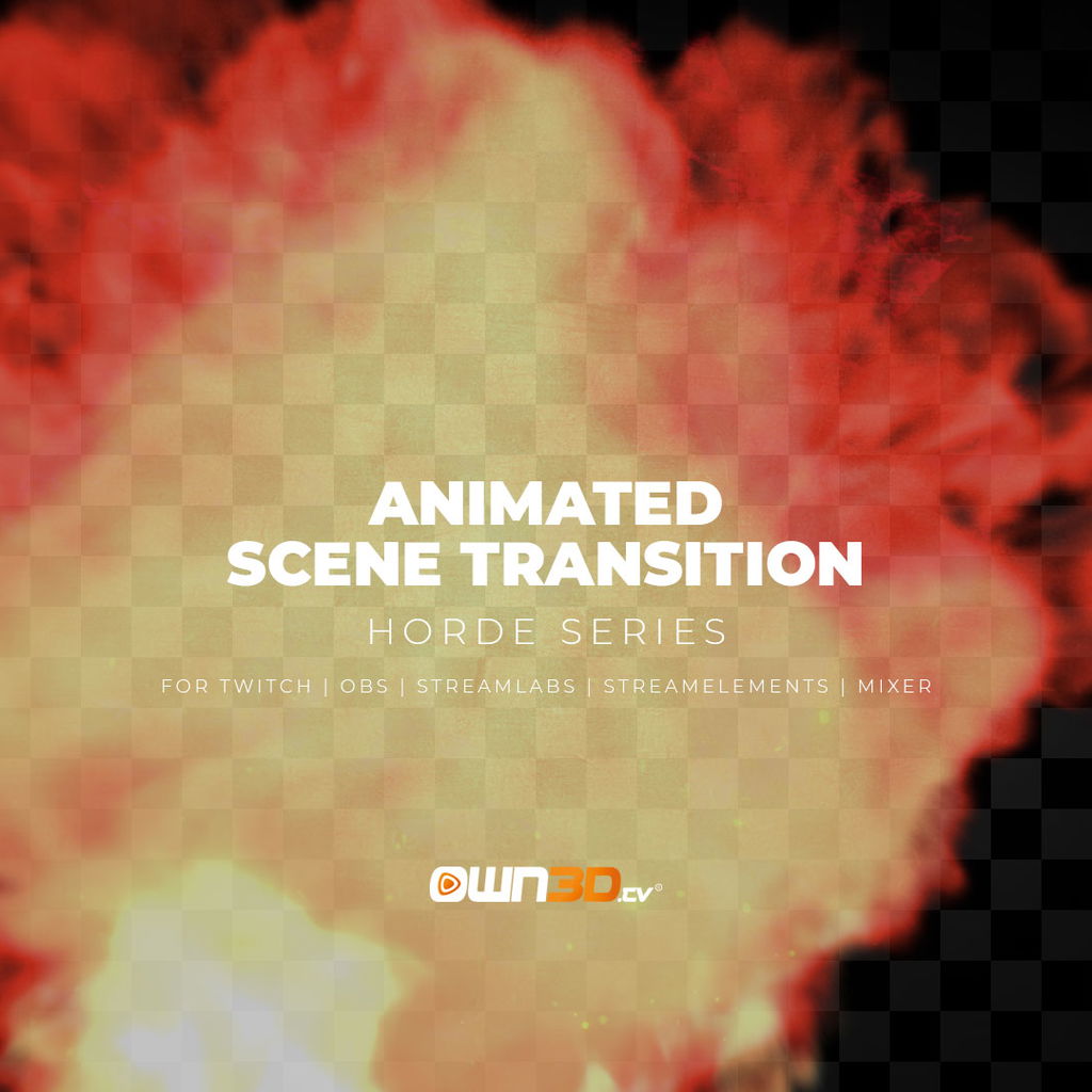 Unique Red Twitch Stinger Transitions - #1 Streamer Shop | OWN3D