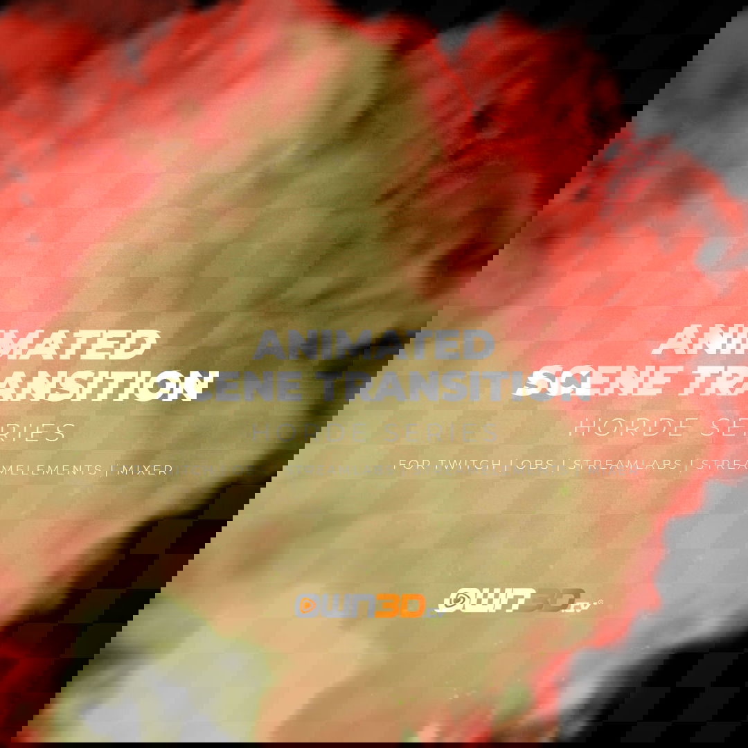 Unique Red Twitch Stinger Transitions - #1 Streamer Shop | OWN3D