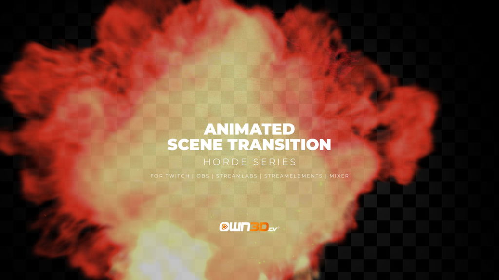 Unique Red Twitch Stinger Transitions - #1 Streamer Shop | OWN3D