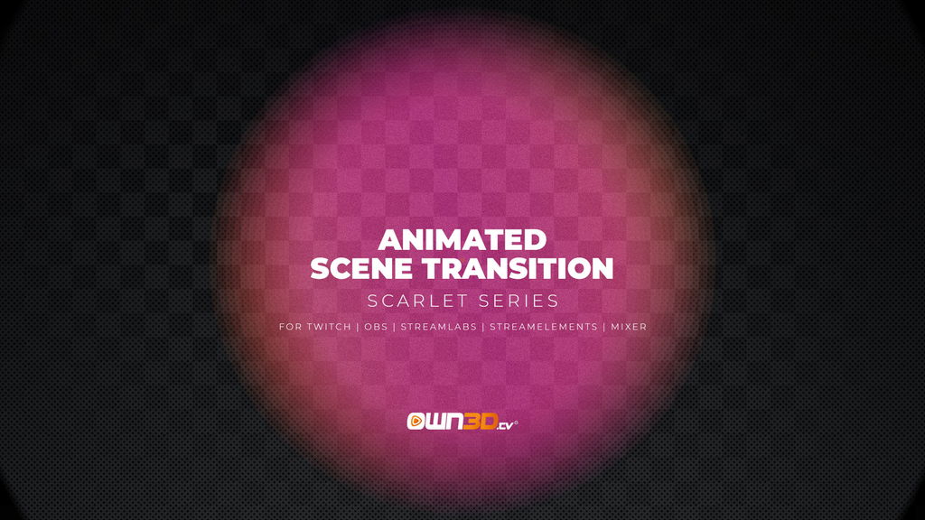 Scarlet Twitch Scene Stinger Transitions - OWN3D