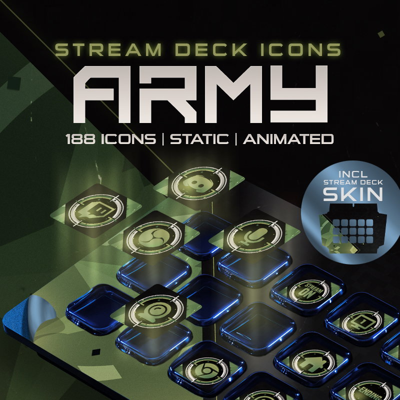 Army Soldier Twitch Sub Emotes - #1 Shop for Streamers | OWN3D