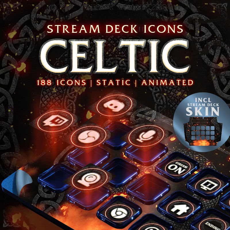 Fancy stream deck icons from streamers for streamers! 🔴