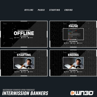 Clean Valo Intermission Banner - Offline, Pause, Start & End Screens ...