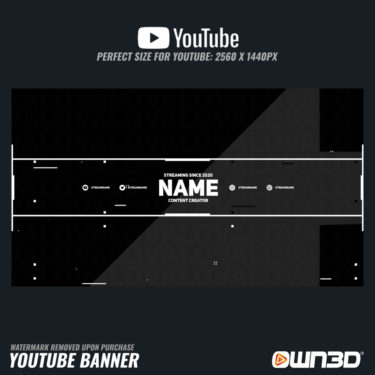 Clean Valo YouTube Banner - OWN3D