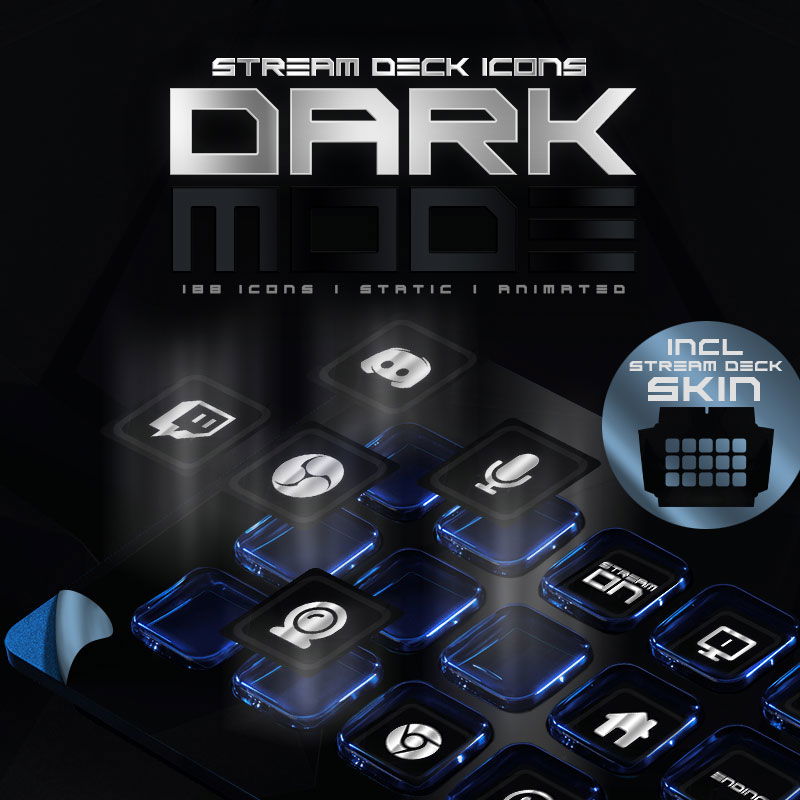 Fancy stream deck icons from streamers for streamers! 🔴