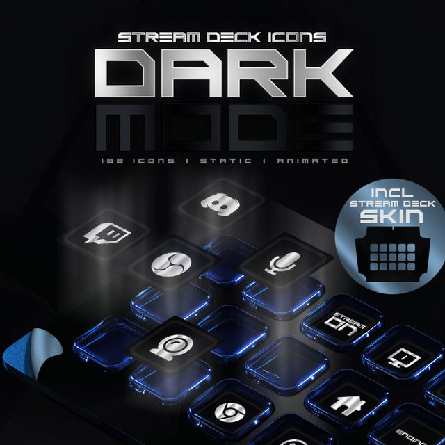 Fancy stream deck icons from streamers for streamers! 🔴