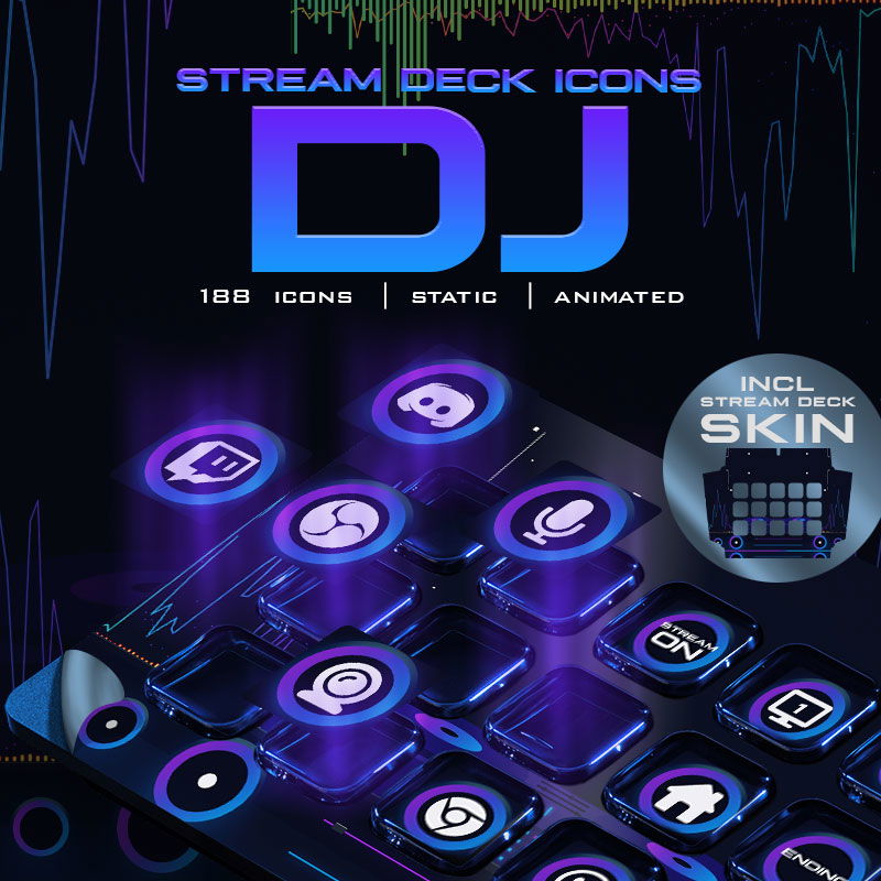 Fancy stream deck icons from streamers for streamers! 🔴