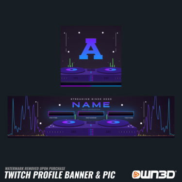 Pixelart Twitch Profile Banner & Picture - Loja #1 para Streamers | OWN3D