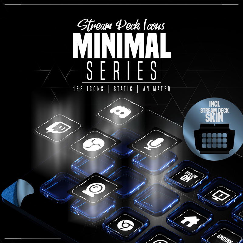 Minimal Stream Deck Icons - #1 Shop for Streamers | OWN3D